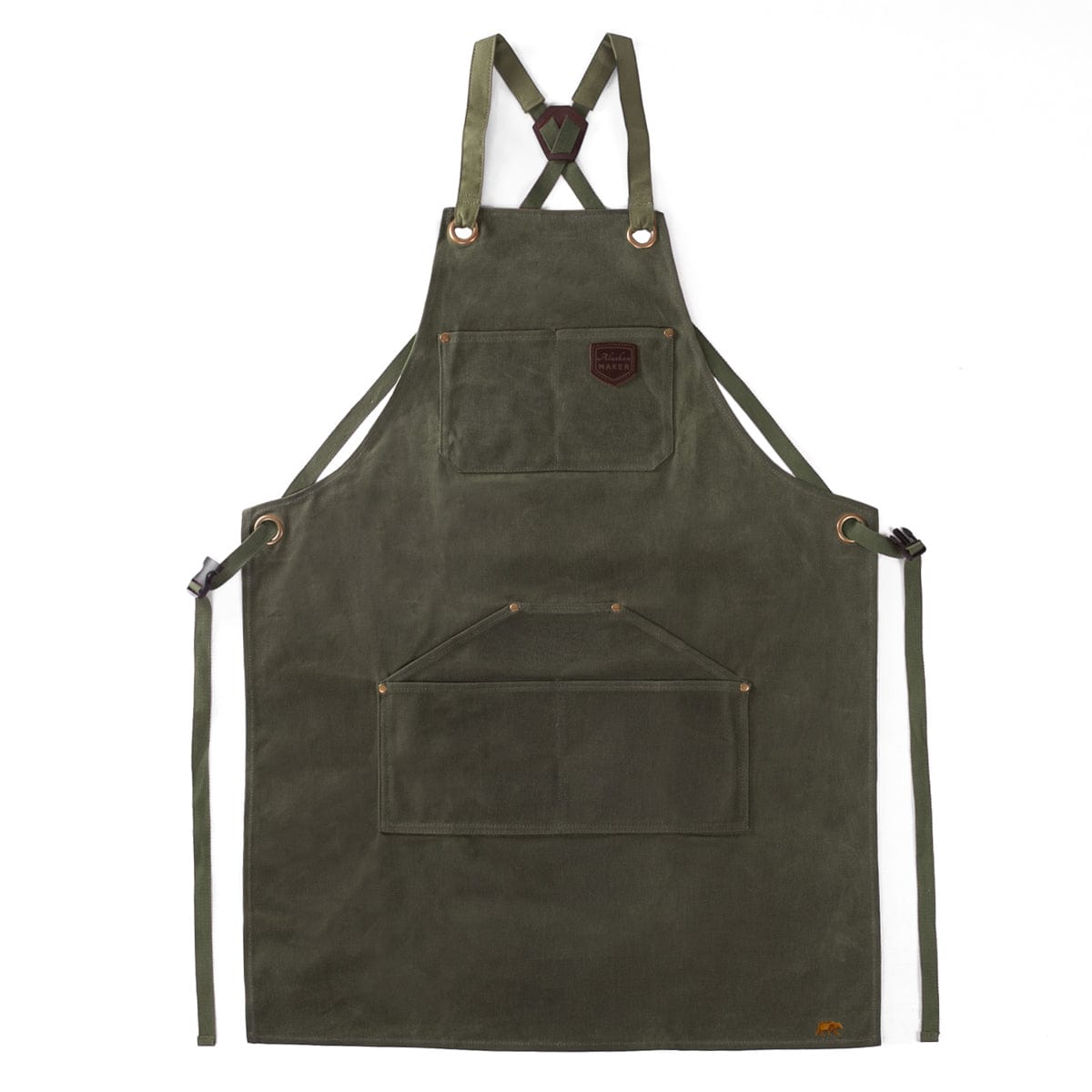 Canvas Garden Apron - Olive Green — Gardening Gifts Co.