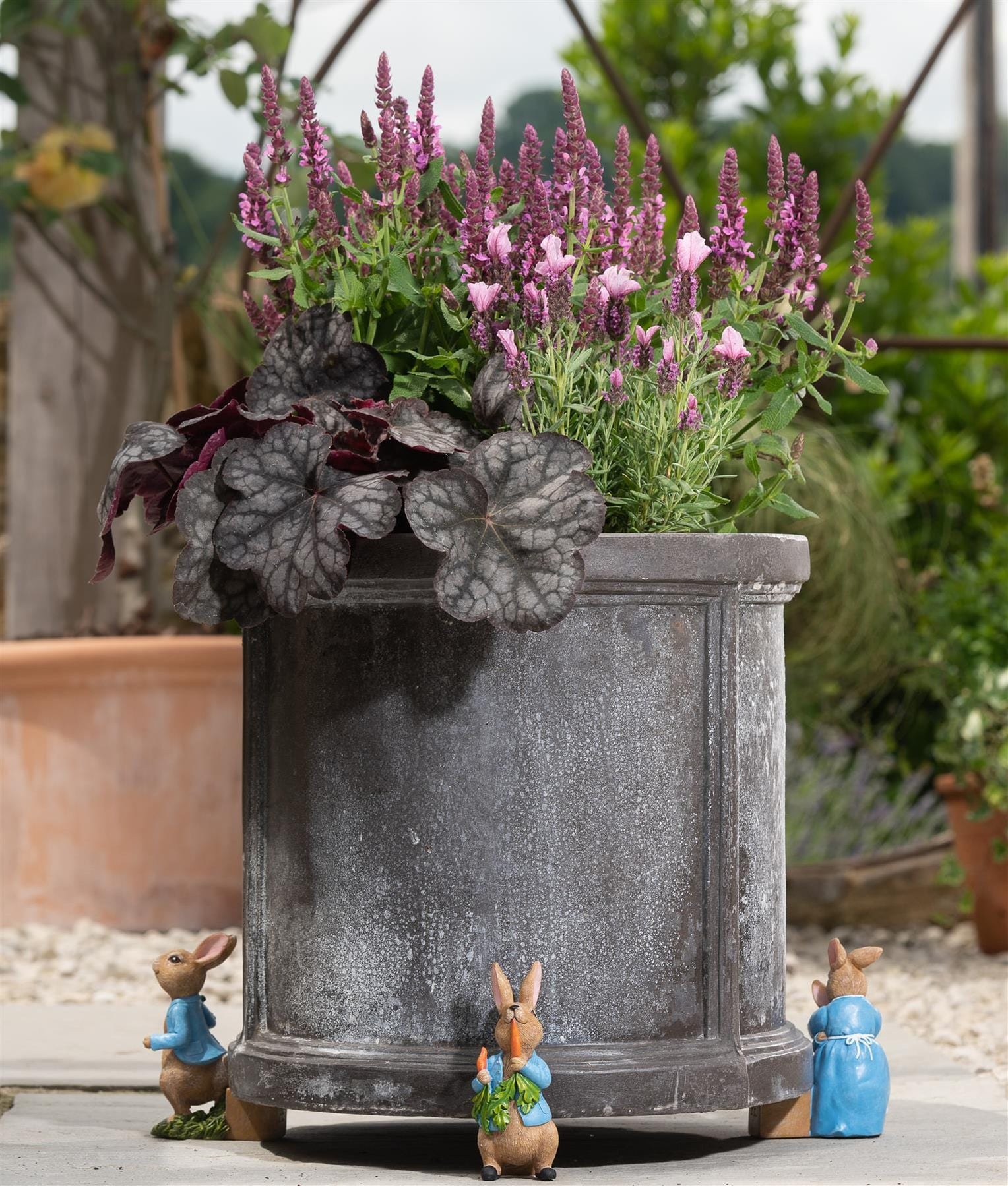 Beatrix Potter Plant Pot Feet - Peter Rabbit & Mrs. Rabbit — Gardening ...