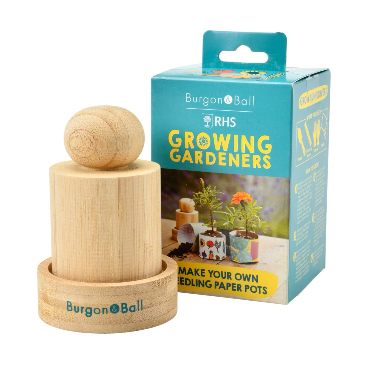 Burgon & Ball Children's Paper Pot Maker - RHS Growing Gardeners ...