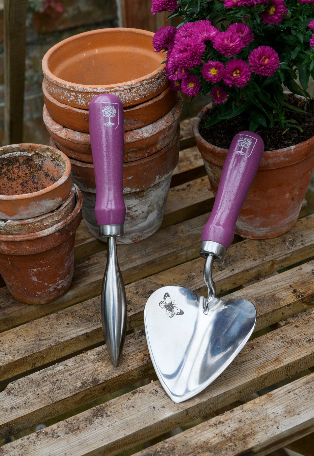 Burgon & Ball Asteraceae Trowel and Dibber - Gift Boxed — Gardening ...