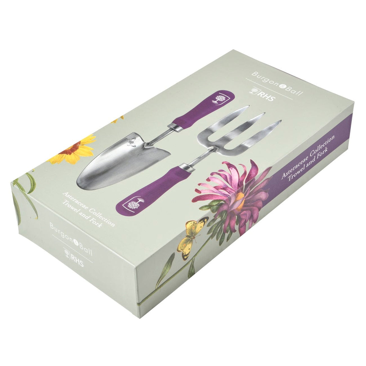 Burgon & Ball Asteraceae Trowel & Fork Set - Gift Boxed — Gardening ...