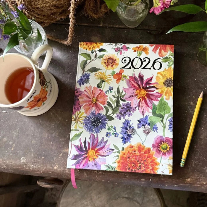 Emma Bridgewater Garden Flowers A5 Deluxe Diary 2026 — Gardening Gifts Co.