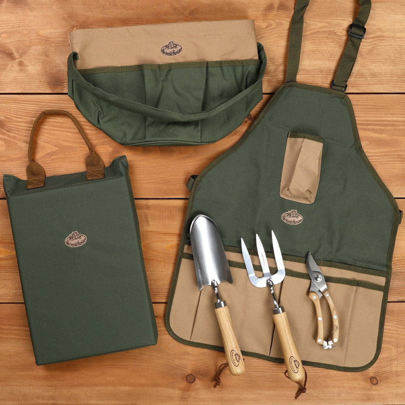 Gardener's Complete Tool Bag Bundle - Green — Gardening Gifts Co.