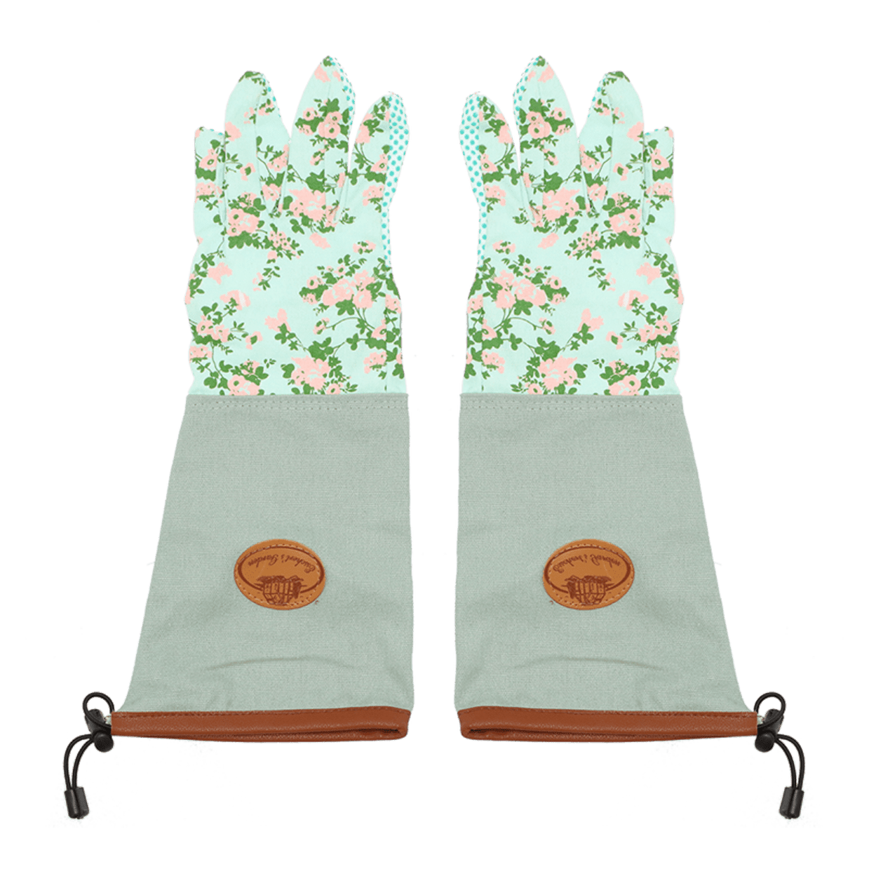 Rose Print Gauntlet Gardening Gloves — Gardening Gifts Co.