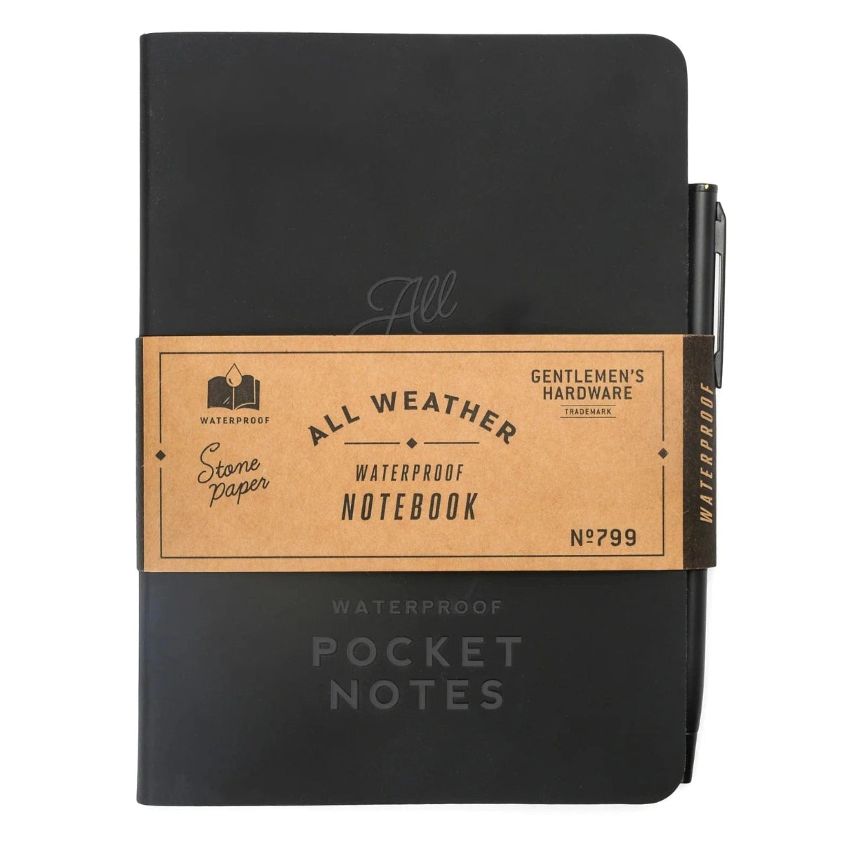 Gentlemen's Hardware Waterproof Notebook — Gardening Gifts Co.