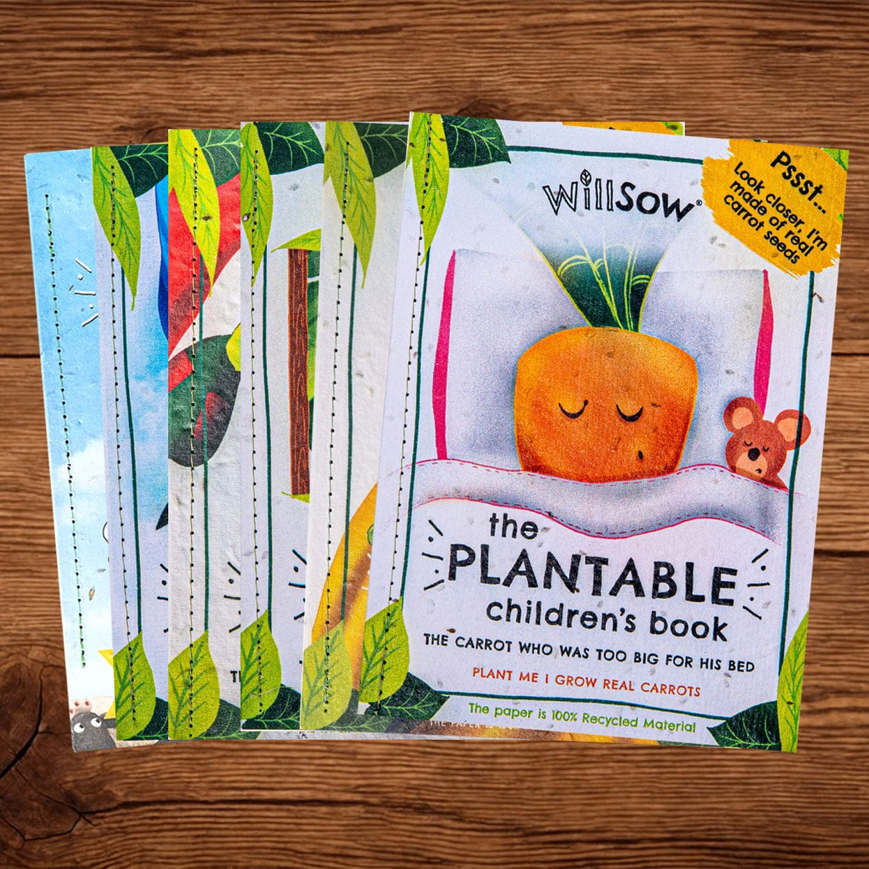 Plantable Children's Books by Willsow - Complete Set — Gardening Gifts Co.